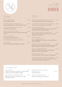 Our New Menu - Coffee Cat on Kings Beach