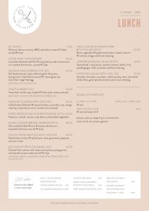 Our New Menu - Coffee Cat on Kings Beach